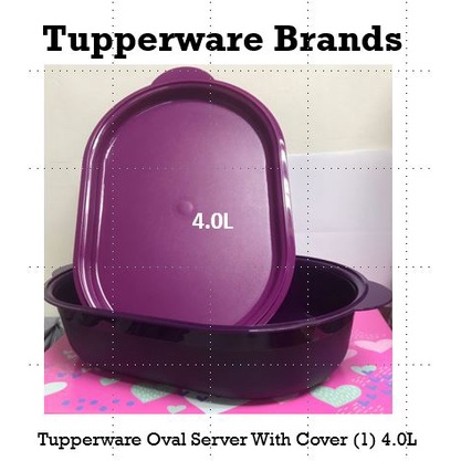 Tupperware Oval Server With Colander (1) 2.0L OR Oval Server (1) 4.0L ...
