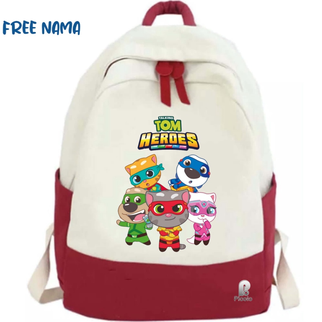 Children's BACKPACK School BACKPACK TALKING TOM HEROES MOTIF | Shopee ...