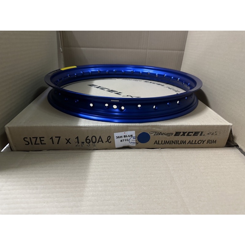 Takasago Excel Rim Asia 1.60 X 17 Blue 36 Hole (1 pcs) | Shopee Malaysia