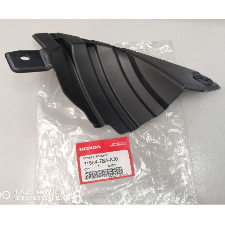 HONDA CIVIC TEA 2016 REAR BUMPER LOWER COVER RIGHT (DRIVER SIDE) 71504 ...