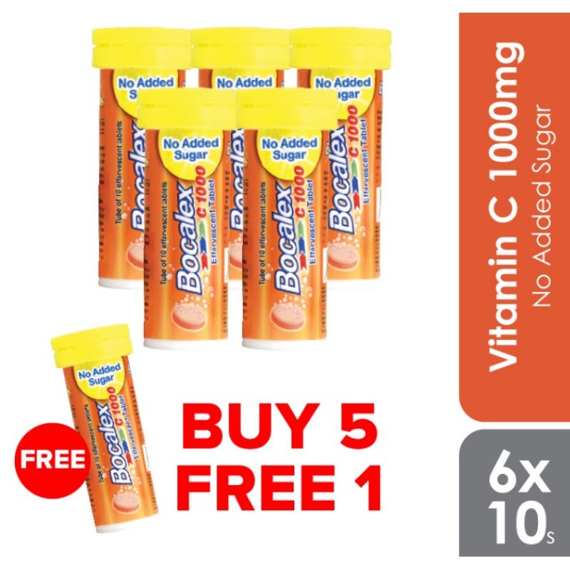 Bocalex Vitamin C 1000mg Effervescent - No Added Sugar Exp:06/2024 ...