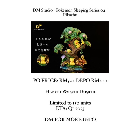 DM Studio - Pokemon Sleeping Series 04 - Pikachu | Shopee Malaysia
