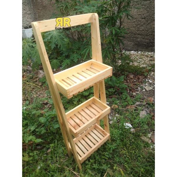 KAYU Stacking Onion Rack Multi-Purpose Rack 30x20x100 Fruit Rack ...
