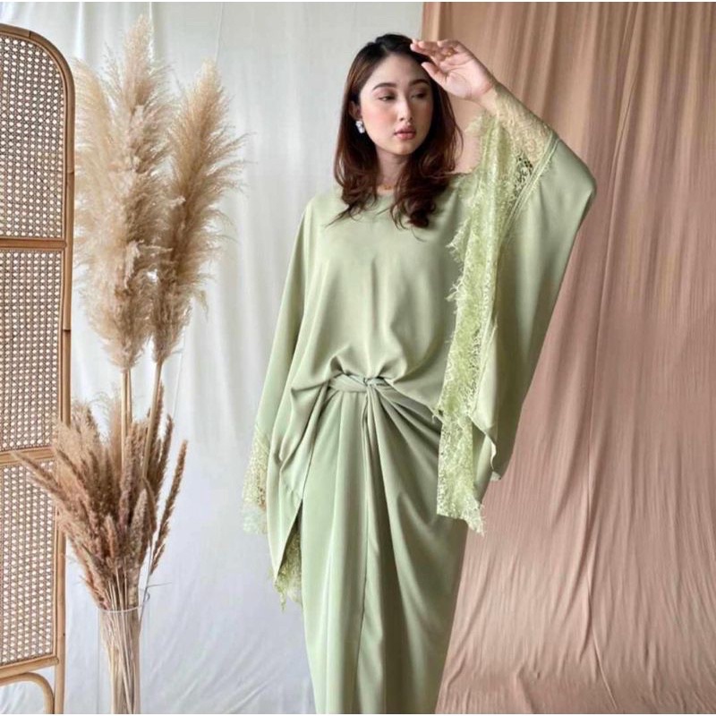 KAFTAN PARIO LACE Ready stock malaysia (postage setiap hari) | Shopee ...