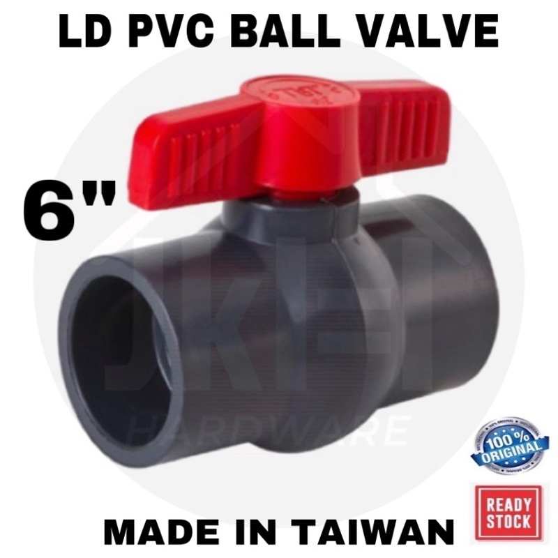 (100%ORIGINAL) 6" (150mm)LD PVC BALL VALVE SOCKET END | Shopee Malaysia