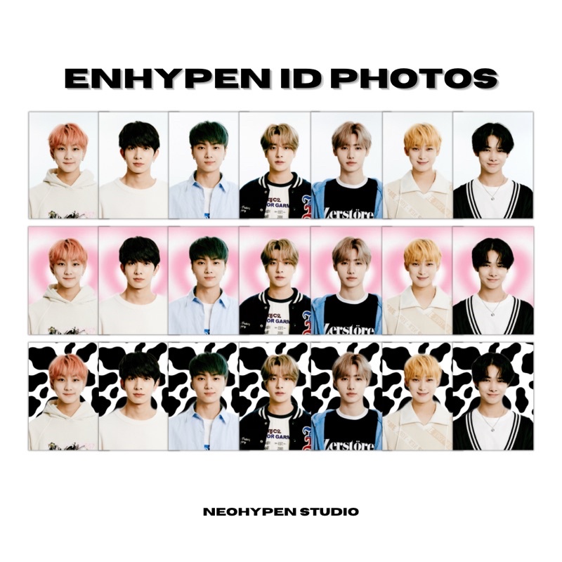 Enhypen ID PHOTO / PAS PHOTO SET | Shopee Malaysia