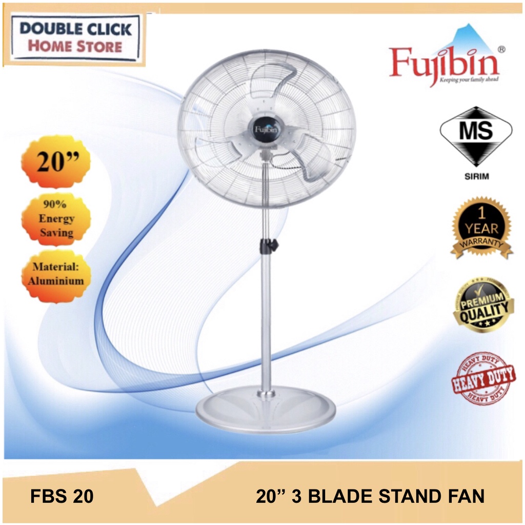 Fujibin 16"/ 20" High Power Industrial Wall Fan Stand Fan Floor Fan ...