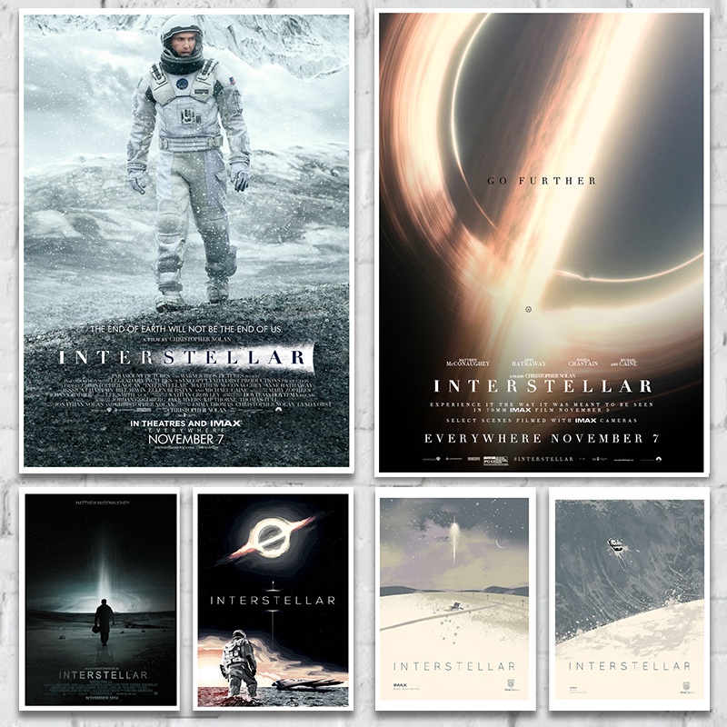 Classic Movie Interstellar Retro Posters Painting Vintage Poster Kraft ...