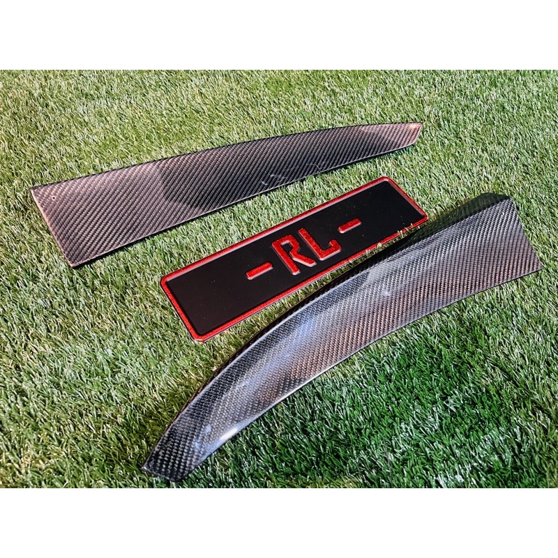 Mercedes Benz W204 W205 coupe C43 C63 AMG Rear bumper carbon fiber side ...
