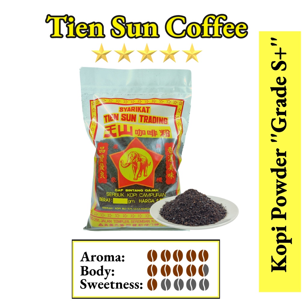 Tien Sun Grade S+ Coffee Powder Kopitiam Serbuk Kopi O 天山S+级咖啡粉 ...