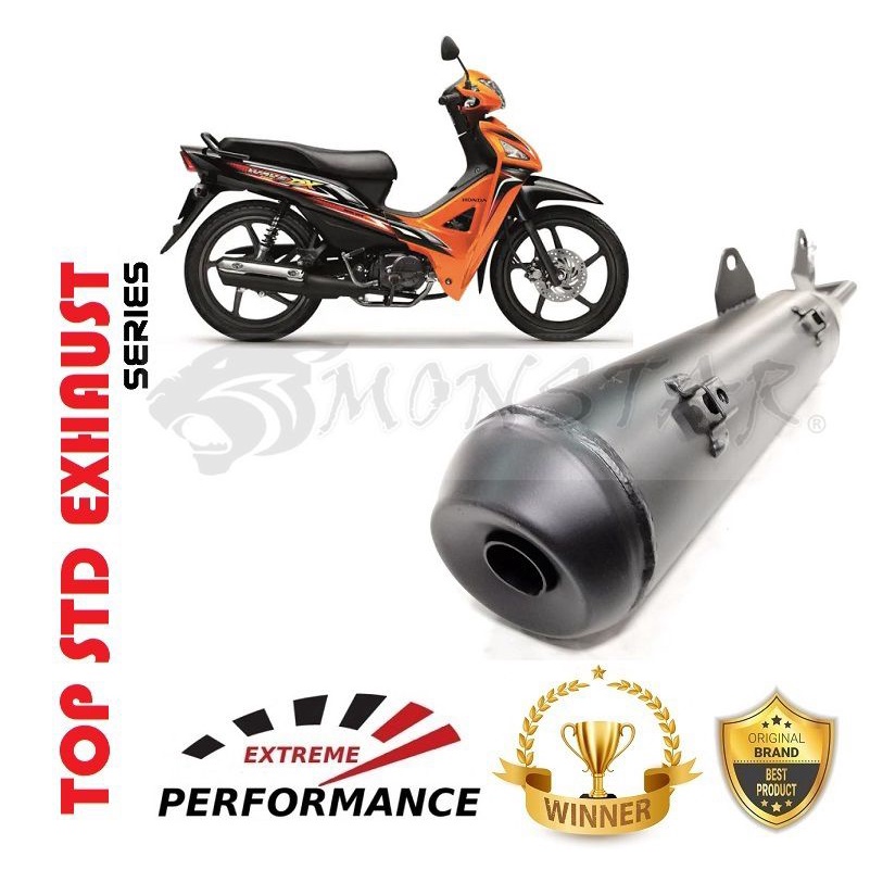 DX 110 Std Ekzos Standard Exhaust exos exzos Pipe racing sport ori ...
