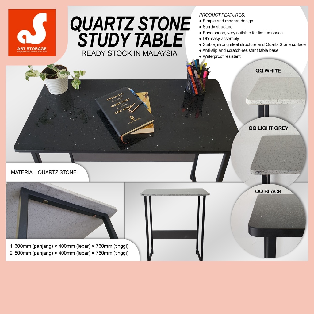 Quartz Stone Sofa Table Student Study Table Quartz Stone Simple Modern ...