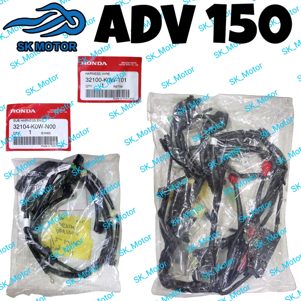 Honda ADV150 ADV 150 Original Harness Wire Harness Wiring Set Wayaring ...