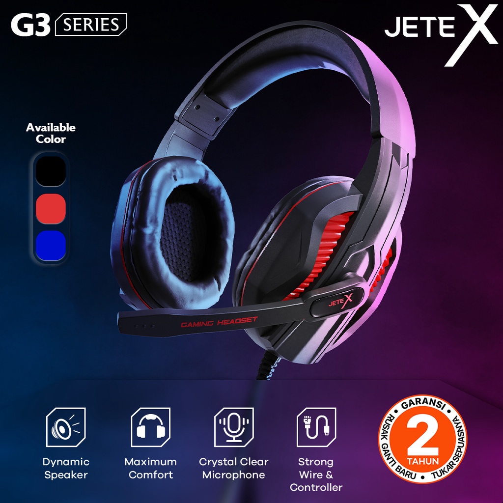 Gaming Headset I Gaming Headphone with Noise Canceling JETEX G3 - 1 ...