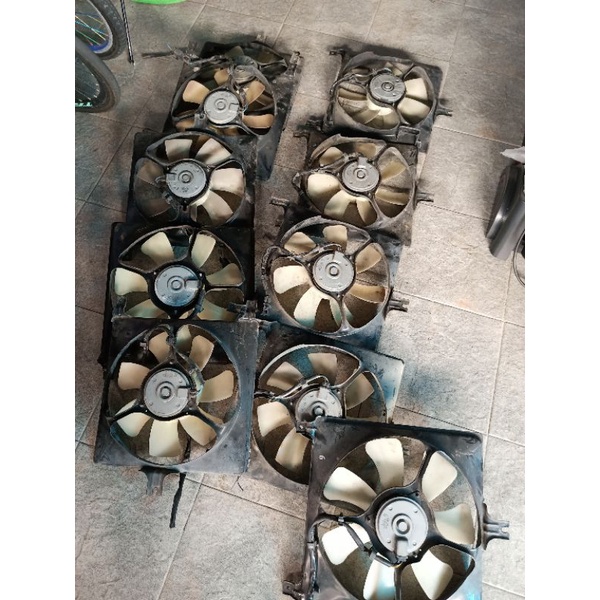 DENSO HIGH SPEED FAN SET 7/5 BLADE FOR WIRA KANCIL RADIATOR | Shopee ...