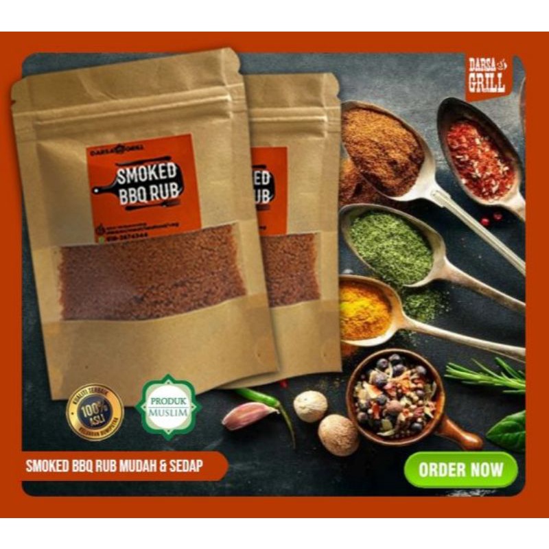 Rempah perap ayam daging Smoked Bbq Rub seasoning | Shopee Malaysia