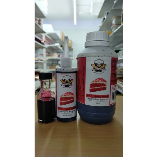 Red Velvet Emulco 25gm | 120gm | 500gm My Flavor Brand | Shopee Malaysia