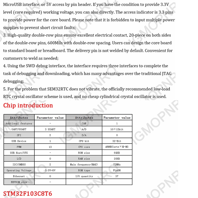 STM32F103C8T6 ARM STM32 Minimum System Development Board STM Module For ...