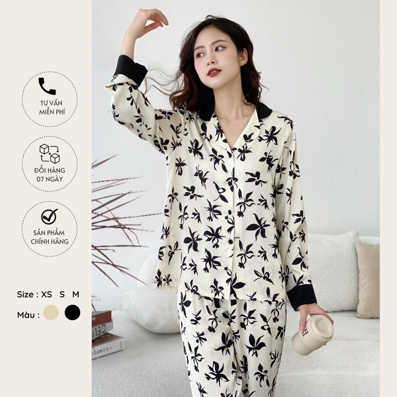 Silk satin Silk Pajama Set On, Genuine Product | Shopee Malaysia
