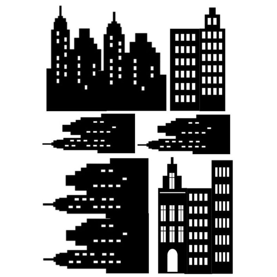 Tall Building Theme cake Topper | Shopee Malaysia