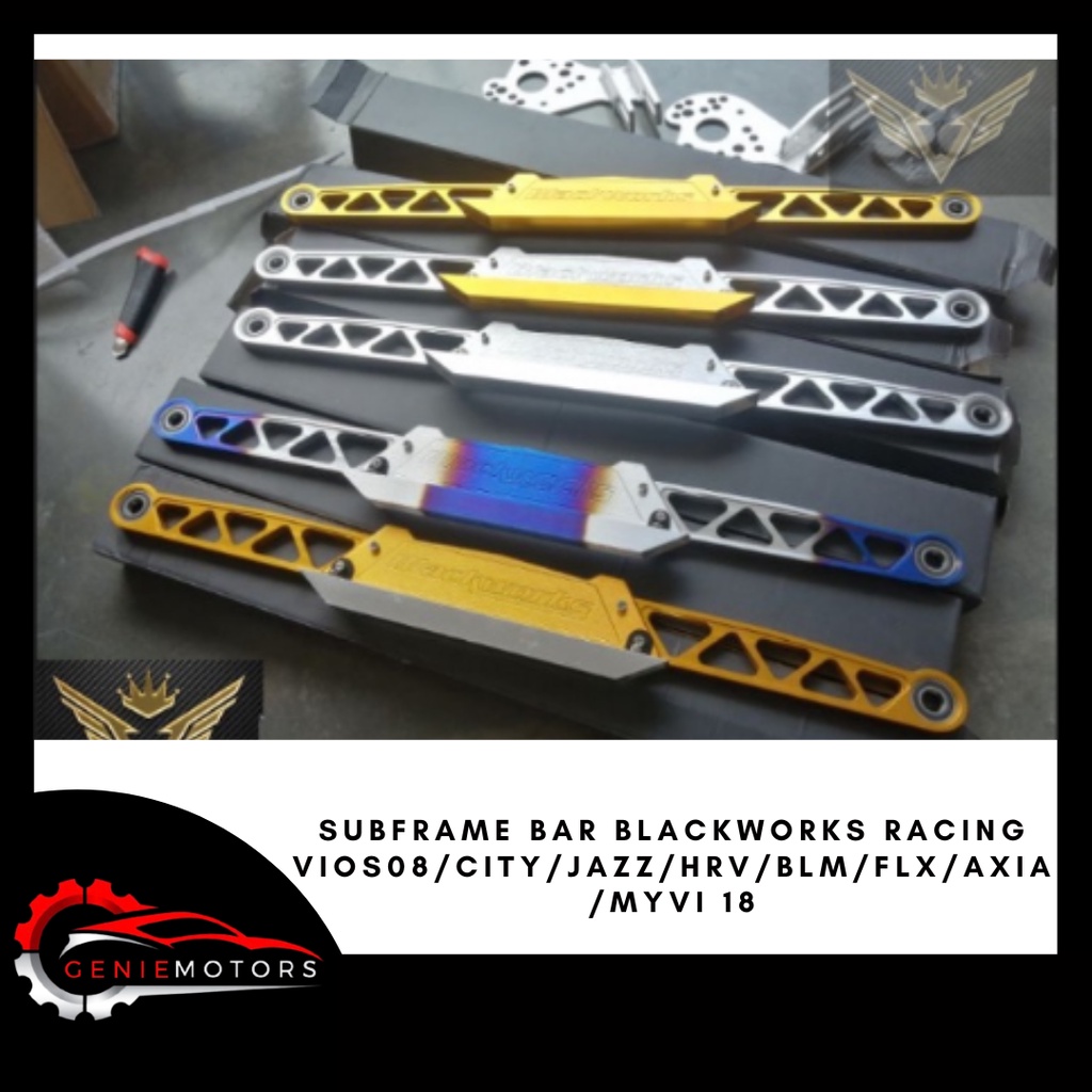 Subframe Bar Blackworks Racing Vios 08/City/Jazz/Hrv/Blm/Flx/Axia/Myvi ...