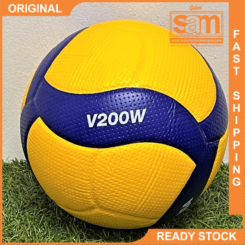 MIKASA V200W Volleyball Size 5 Tournament Quality. Original stock from ...