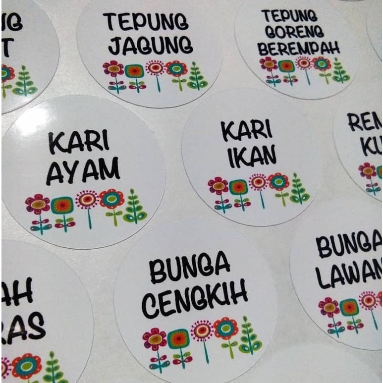 masyasticker 27 pcs Custom Made Kitchen Jar Spice Herb Sticker Label ...