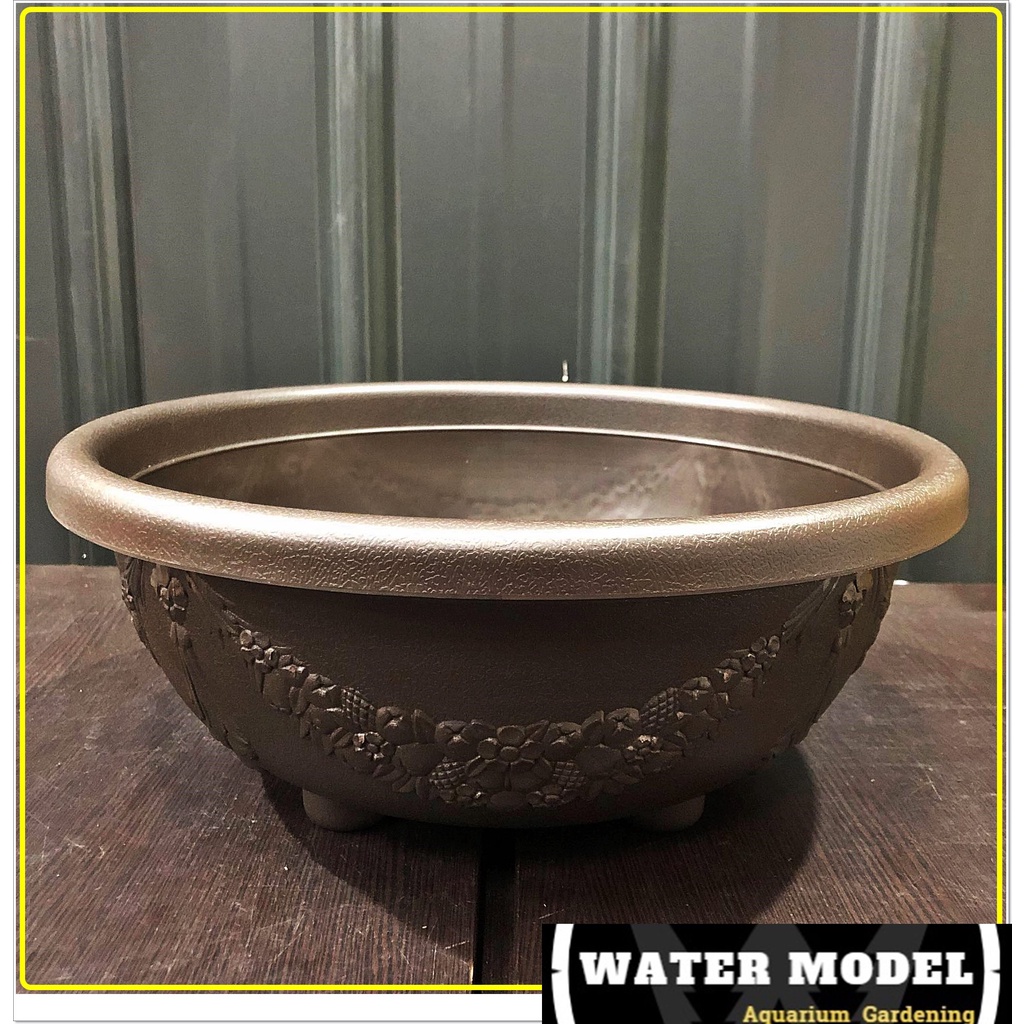 Water Model Gardening Relief Shallow Pot 30cm Ruler 1 Lotus Holeless ...