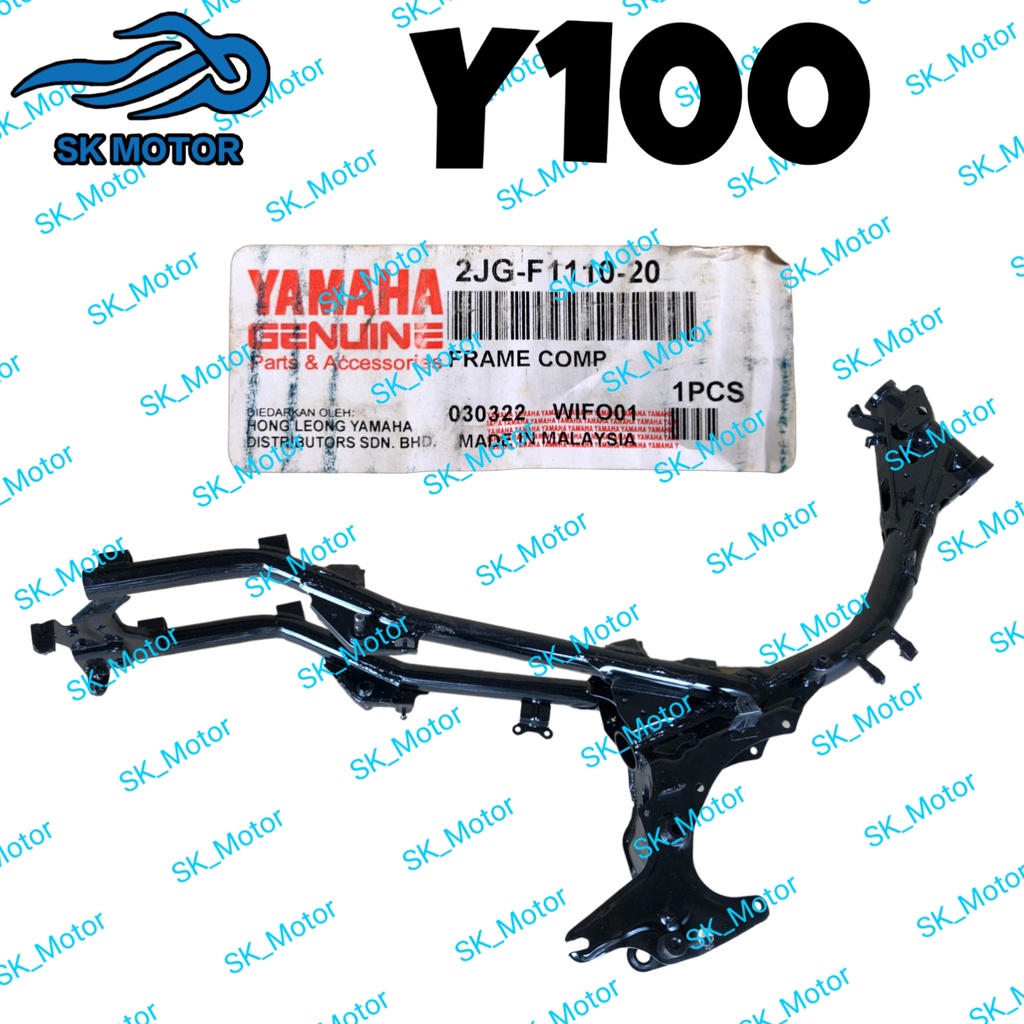 Yamaha Y100 SPORT Original Frame Body Frame Chassis Tulang Body Badan ...