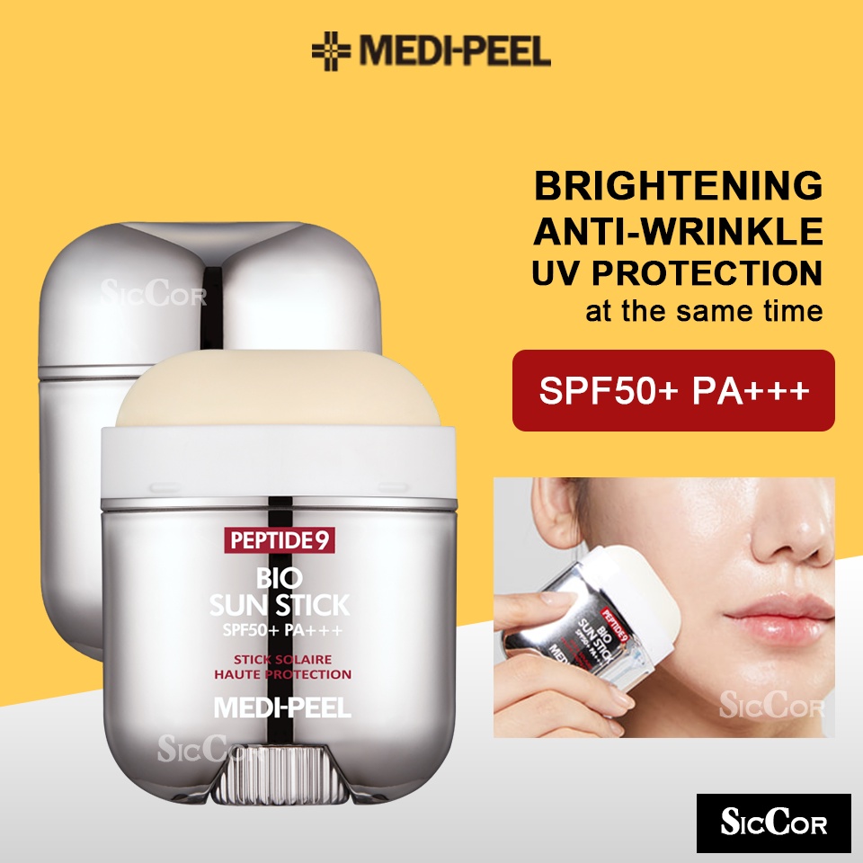 MediPeel Peptide 9 Bio Sun Stick SPF50+ PA+++ UV Protection Sun Cream ...
