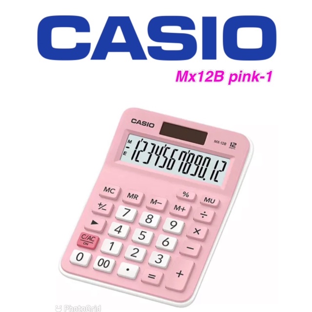 Pink calculator Casio Mx12B Canon LS88Hi Canon AS120V II | Shopee Malaysia