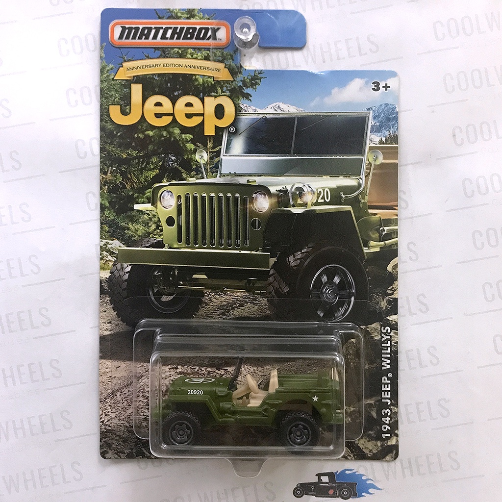 Matchbox 2016 Jeep 75th Anniversary Series - 1943 Jeep Willys | Shopee ...