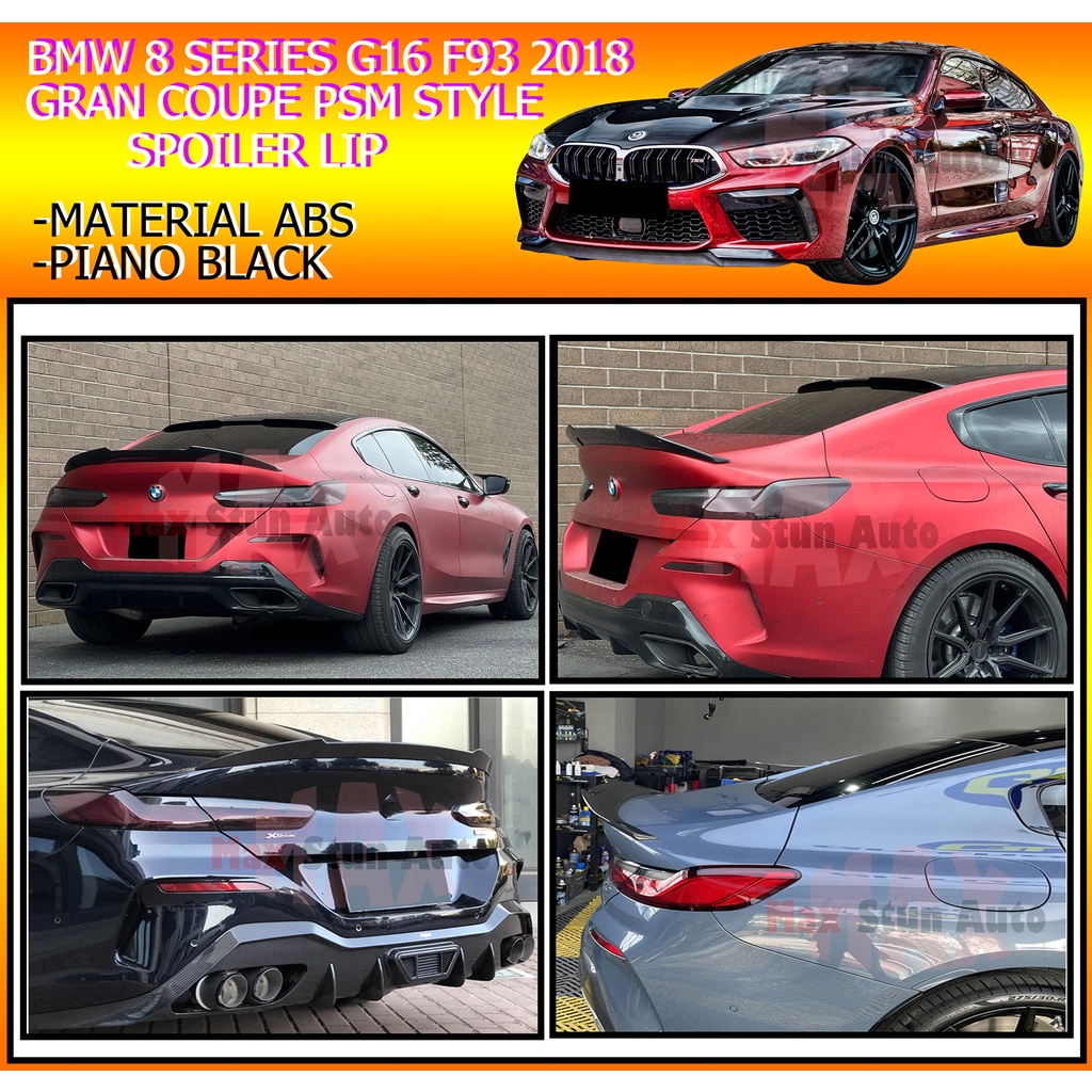BMW 8 SERIES G16 GRAN COUPE 840i 850i F93 M8 2018+ PSM STYLE REAR TRUNK ...