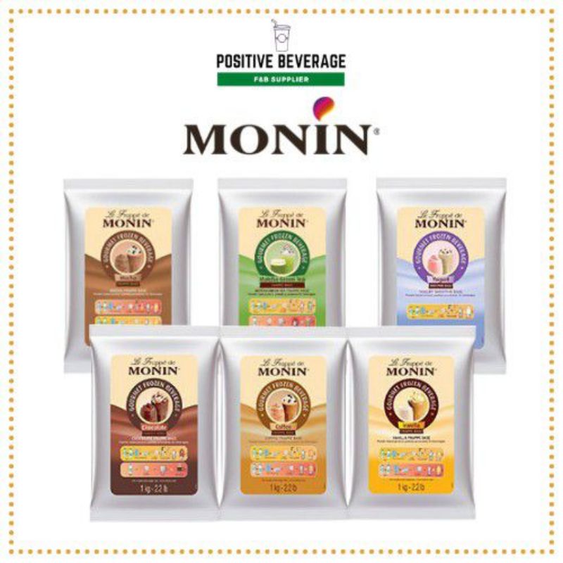 MONIN FRAPPE BASE POWDER COFFEE/YOGURT/VANILA/CHOCOLATE/MOCHA/GREEN TEA ...