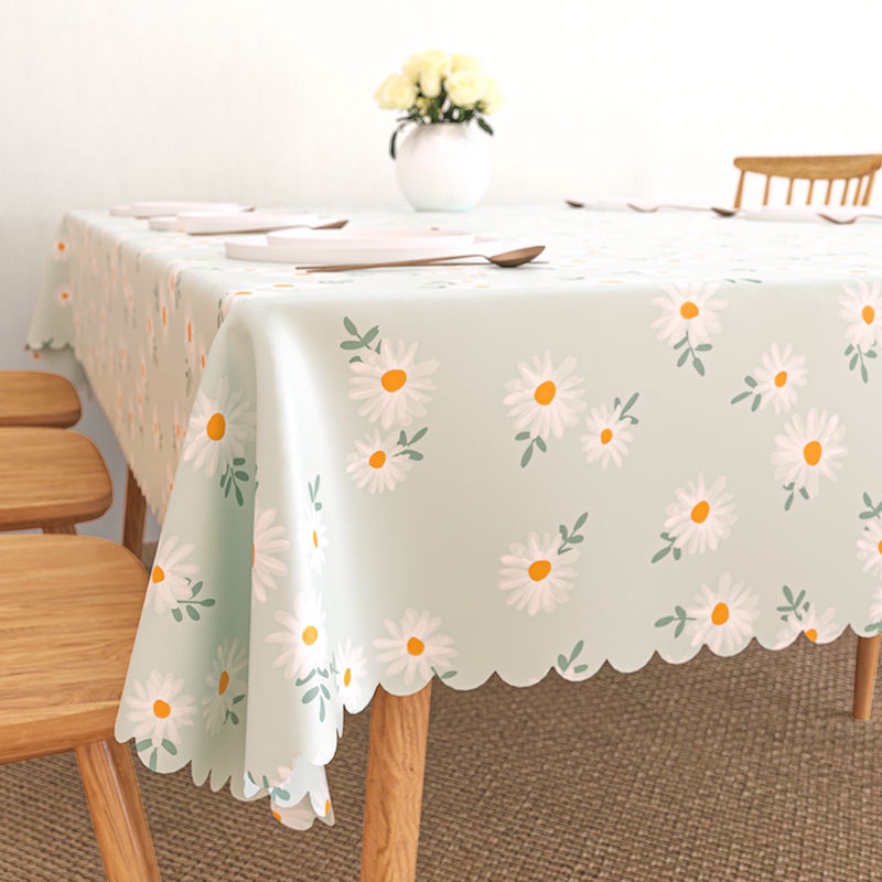 PVC Table Runner Tablecloth Coffee Table Cloth Rectangular Tablecloths ...