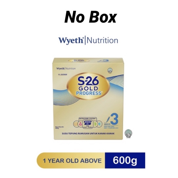 S-26 Gold Progress Step 3 Growing Up Milk Powder 600g | Shopee Malaysia