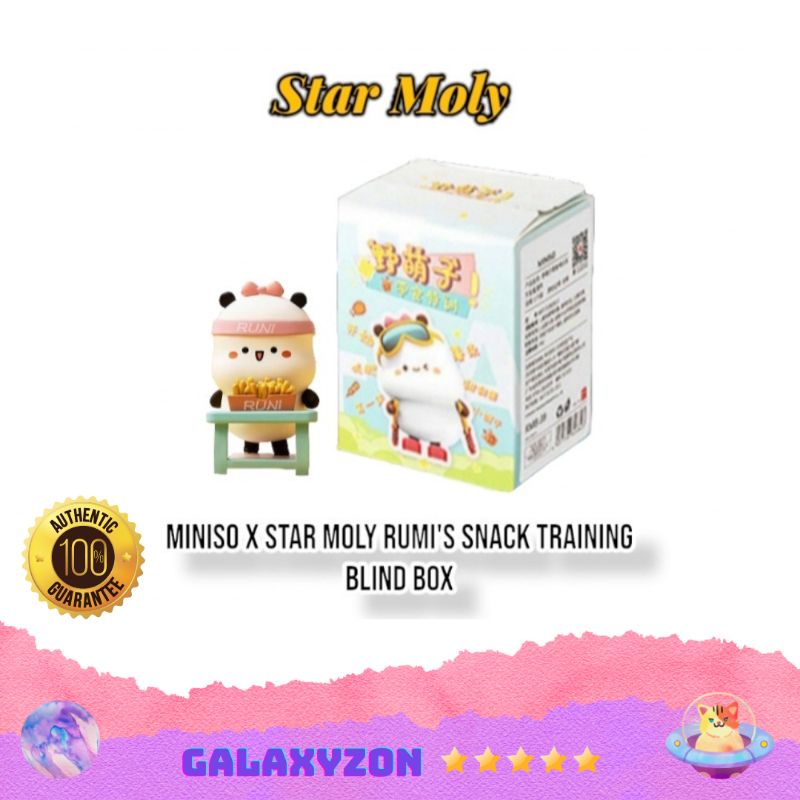 MINISO X STAR MOLY RUMI'S SNACK TRAINING SERIES BLIND BOX 1SET RANDOM ...