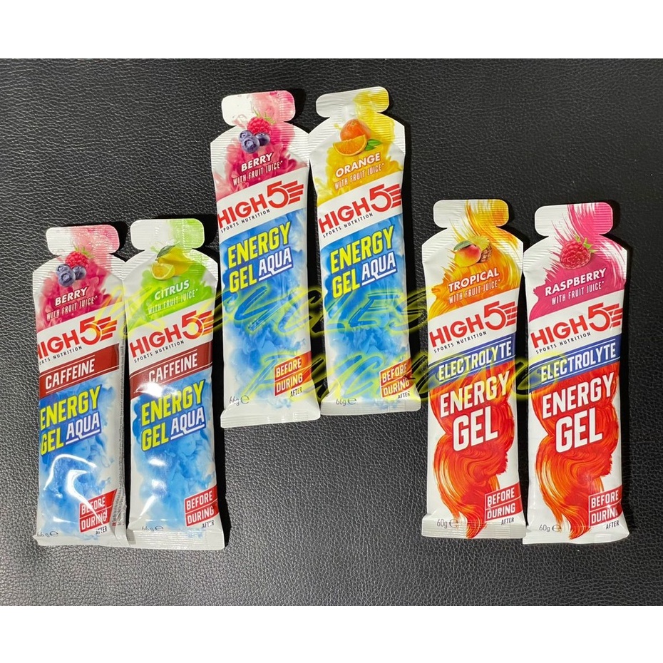 High5 Sport Nutrition Energy Gel Aqua / Electrolyte (Instant energy for ...