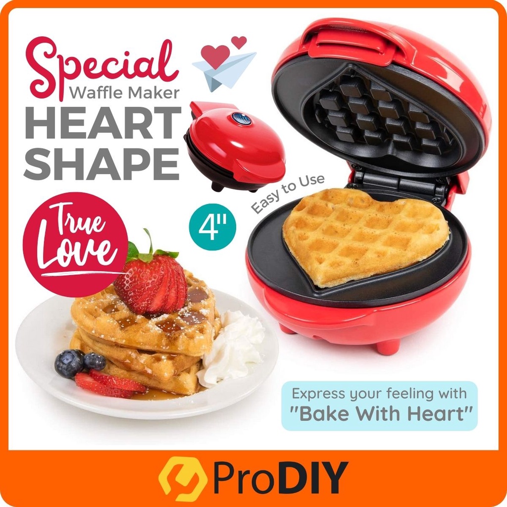 PRODIY Mesin Waffle Maker Murah Mesin Waffle Mini Wafel Maker Pembuat ...