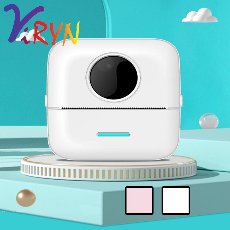 ViRYN Portable Mini Student Pocket Printer Label Photo Bluetooth Small ...