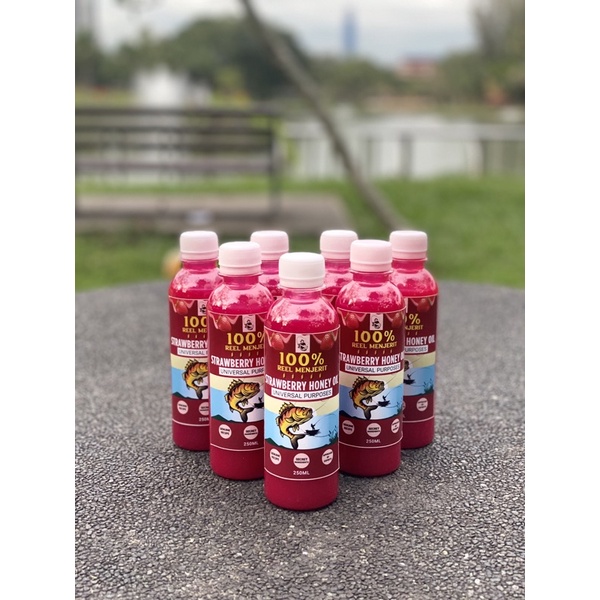 Strawberry Honey Oil 100% REEL MENJERIT (250ml) | Shopee Malaysia