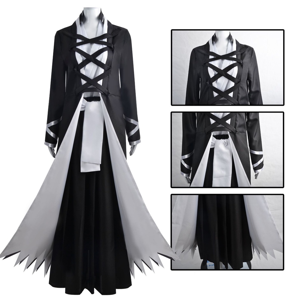 Kurosaki Bleach Authentic Ichigo Robe Cosplay Costume Halloween ...