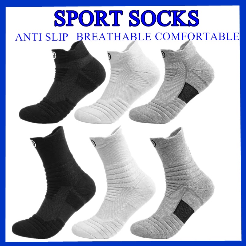 【READY STOCK】Socks Men Sport Socks Stoking Sukan Premium Stokin ...
