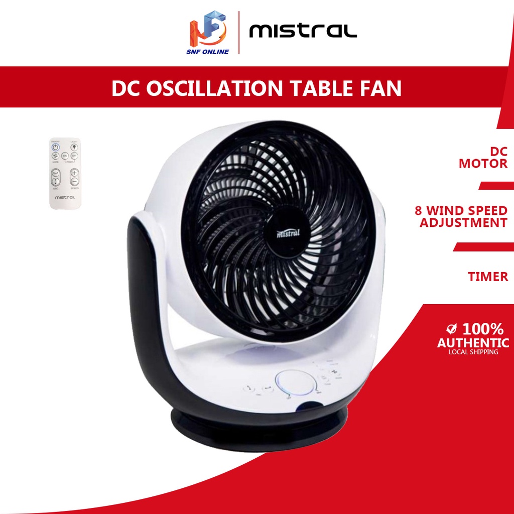 Mistral DC Oscillation Table Fan MTF-D5070 MTFD5070 | Shopee Malaysia