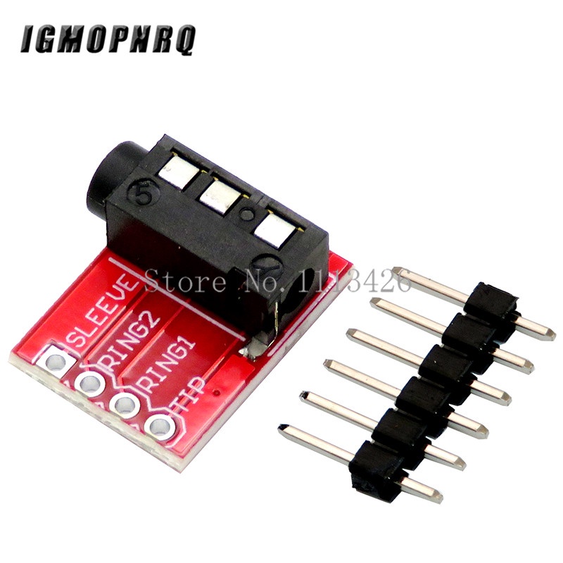 TRRS 3.5mm Audio Socket Jack Breakout Headphone Video Audio MP3 Jack ...