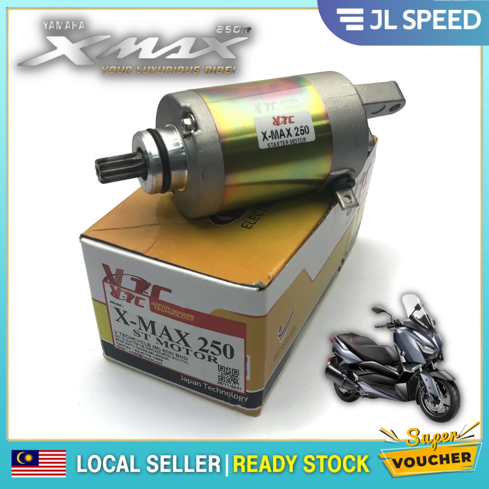 YAMAHA X-MAX XMAX 250 STARTER MOTOR ASSY OEM QUALITY 100 ORIGINAL VTC ...