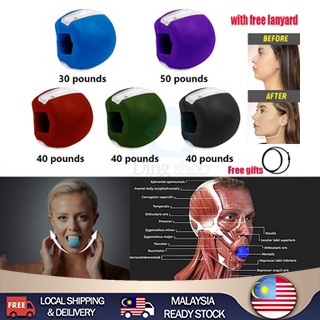 Face jaw Exercise Jawline Ball facial Muscle Fitness Ball Neck Face ...