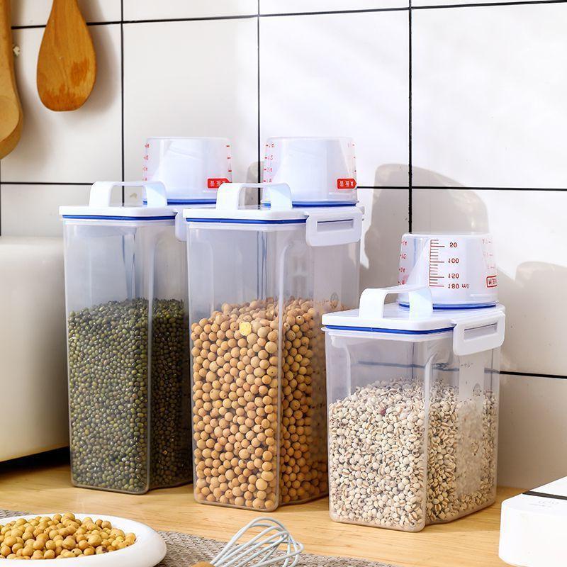 Homekatei Multipurpose Rice/Cereal/Grains Storage Funnel Shaped Mouth ...