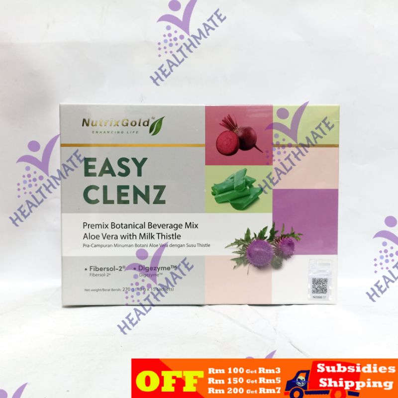 NUTRIXGOLD EASY CLENZ FIBER (18GX15'S) | Shopee Malaysia