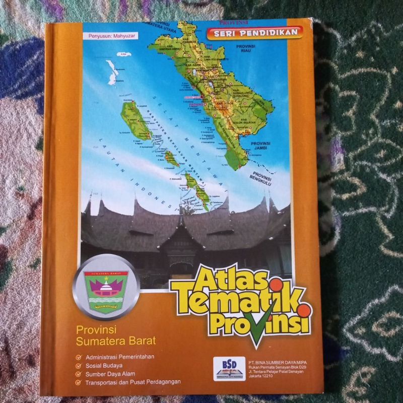 Original North Sumatra Province Thematic ATLAS Map Book | Shopee Malaysia